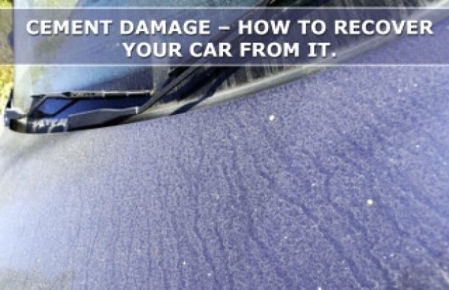 Cement damage: How to recover your car from it? | Features | CarDekho.com
