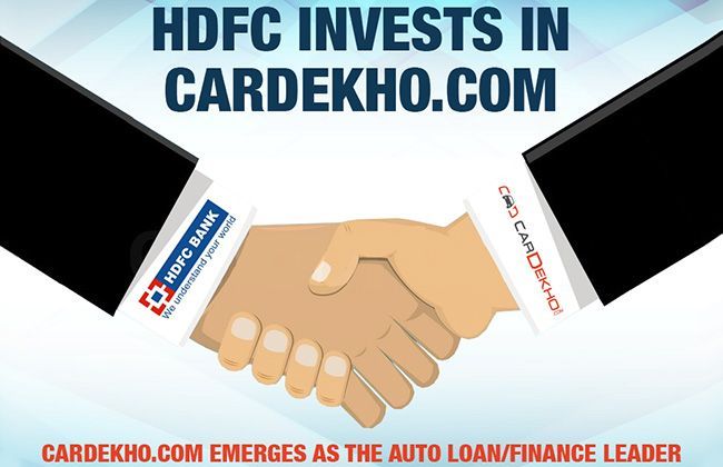 HDFC Bank invests in CarDekho.com | CarDekho.com