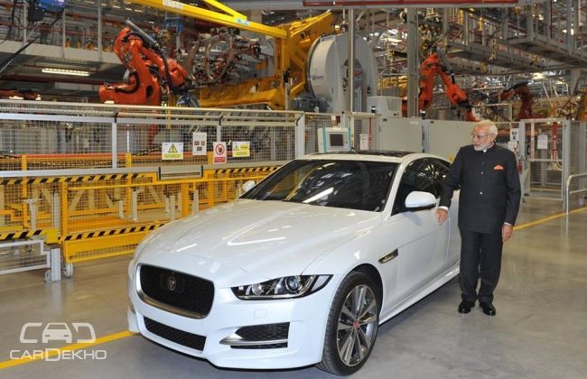 PM Modi Visits Jaguar Land Rover Plant in UK | CarDekho.com