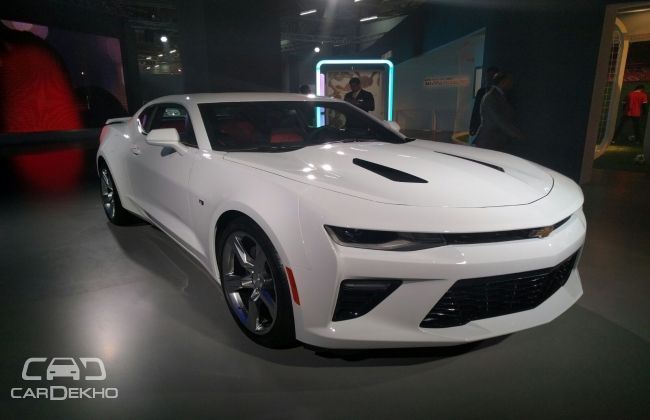 Chevrolet Camaro Showcased at the 2016 Indian Auto Expo | CarDekho.com