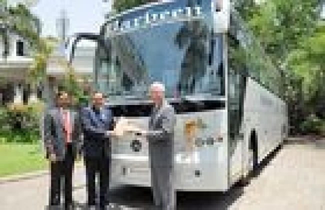 Mercedes-Benz Multi-Axle bus made its Debut in India | CarDekho.com