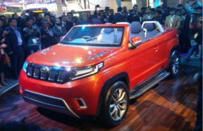 Mahindra Showcases TUV Stinger SUV At Auto Expo 2018 | CarDekho.com