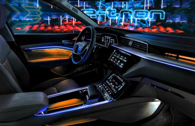 India-Bound Audi e-tron Electric SUV's Futuristic Interior Will Blow ...