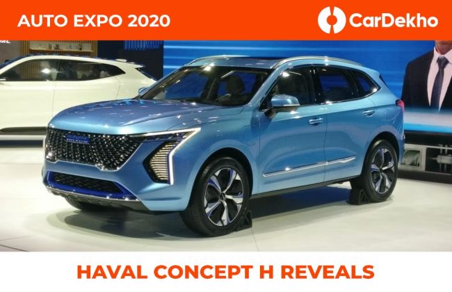 Great Wall Motors Reveals Haval Concept H At Auto Expo 2020 | CarDekho.com