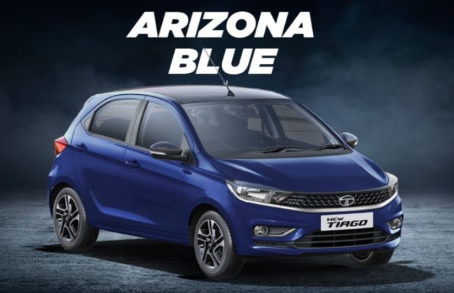 Tata Tiago Gets A New Arizona Blue Colour Option From Tigor | CarDekho.com
