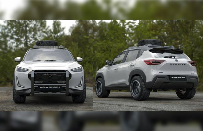 Nissan Magnite Reimagined As Explorer Edition AWD Off-roading SUV ...