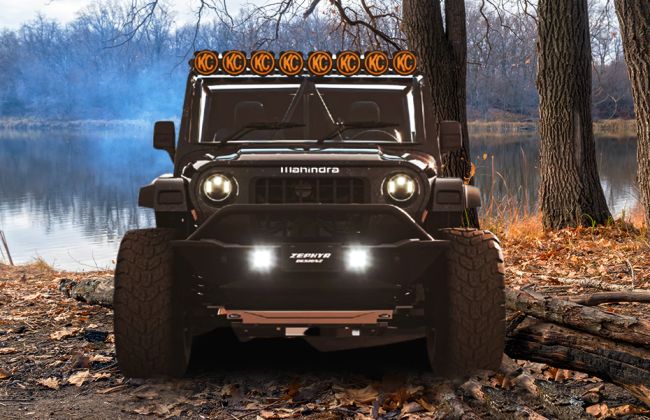 The Mahindra Thar PreRunner Concept Is A V8 Off-roader From Zephyr ...
