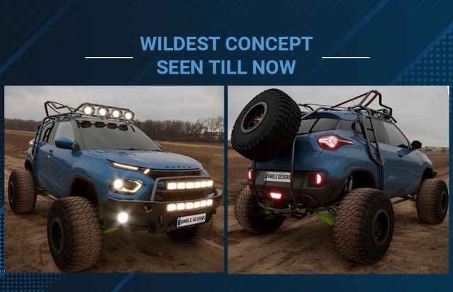 Tata Punch Reimagined As An Extreme 4x4 SUV Ready For A Desert Rally ...