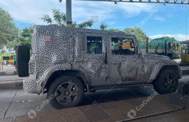 2023 Mahindra Thar Five-door Spied Again Revealing New Design Details ...