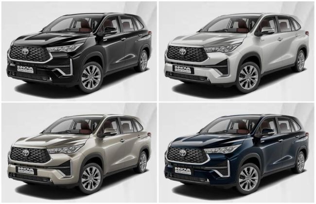Toyota Innova Hycross’ Colour Options Revealed | CarDekho.com