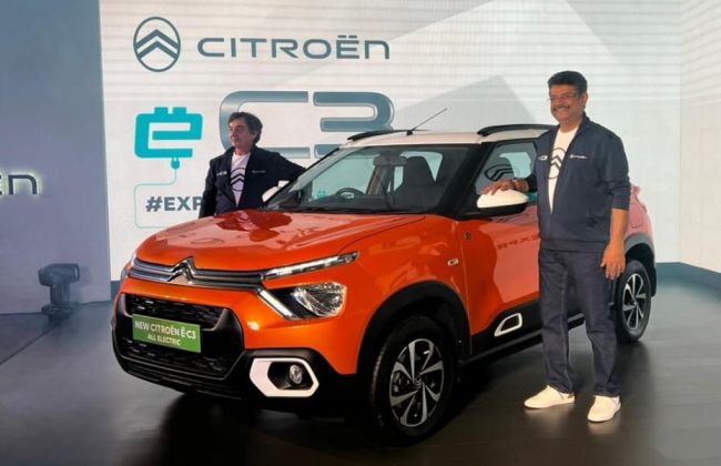 Citroen eC3 Electric Hatchback Unveiled | CarDekho.com