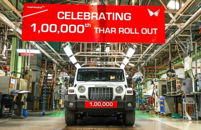 Mahindra Thar Reaches 1 Lakh Units Production Milestone | CarDekho.com