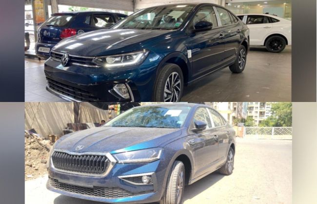 Skoda-Volkswagen’s Lava Blue Sedans Arrive At Dealerships As Deliveries ...