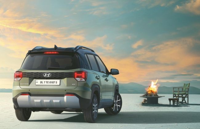 Hyundai Exter Rear Profile Teased Ahead Of Launch | CarDekho.com