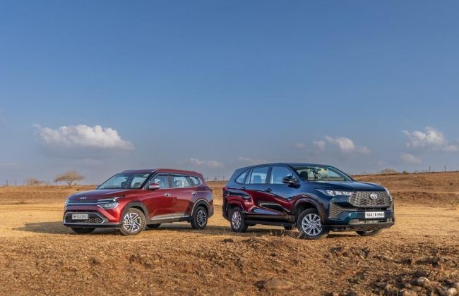 Comparo: Kia Carens Luxury Plus vs Toyota Innova GX | CarDekho.com