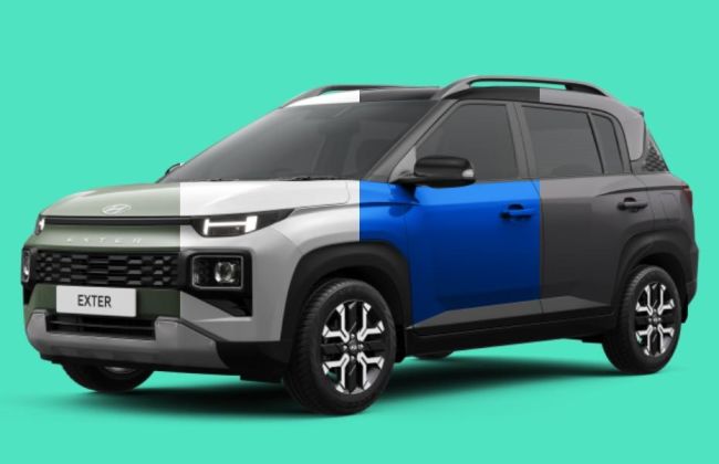 Hyundai Exter Colour Options Detailed | CarDekho.com