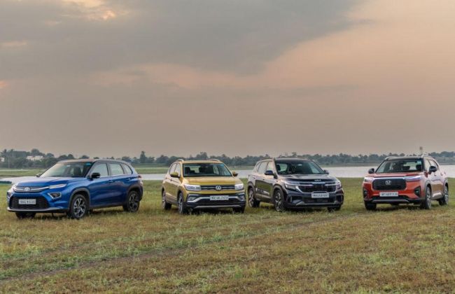 Watch: Kia Seltos, Honda Elevate, Volkswagen Taigun, Toyota Hyryder ...