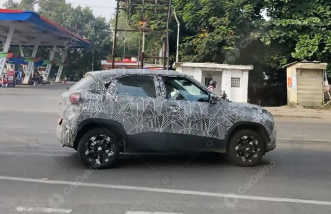 Tata Punch EV Spied Again As Debut Draws Close | CarDekho.com