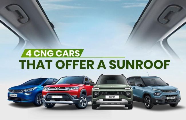 4 CNG Cars With A Sunroof: Tata Altroz, Tata Punch, Hyundai Exter, And ...