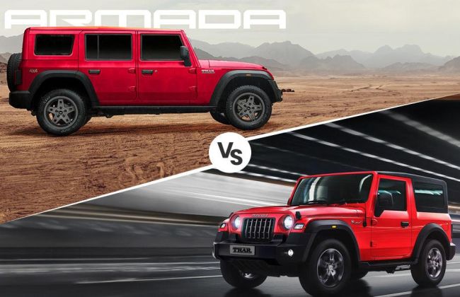 10 Features The 5-door Mahindra Thar Will Get Over 3-door Thar: Sunroof ...