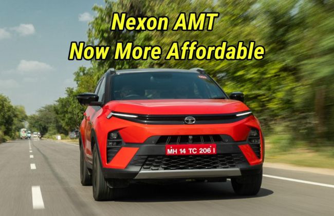 Tata Nexon Petrol Automatic (AMT) Now Starts At Rs 10 Lakh, Added To ...