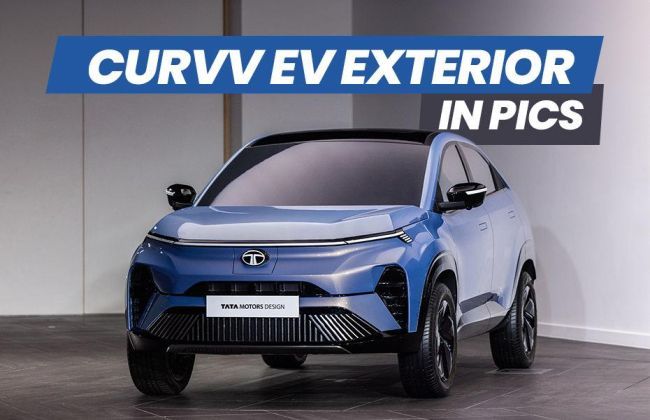 Tata Curvv EV Exterior Design Explained In 5 Images | CarDekho.com
