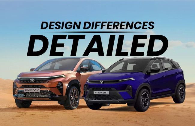 Tata Curvv And Tata Nexon Design Compared: Headlights, Tail Lights ...
