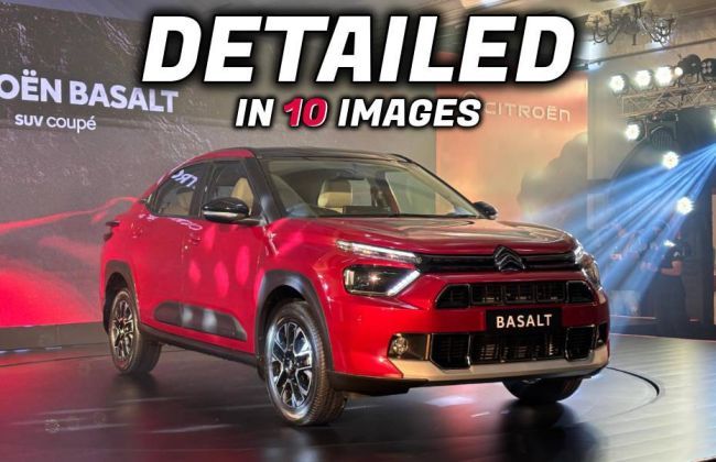 Citroen Basalt Detailed In 10 Images: Exterior, Interior, And Features ...