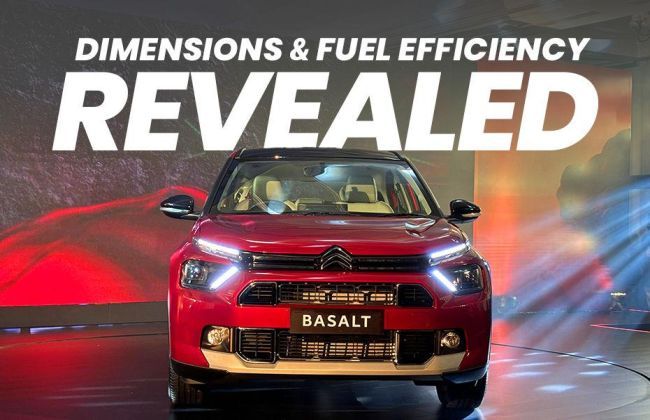 Citroen Basalt SUV Coupe Dimensions and Fuel Efficiency Figures ...