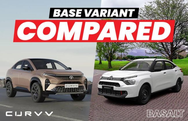 Citroen Basalt You vs Tata Curvv Smart: Base Variant SUV-coupes ...