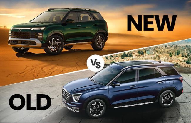 Hyundai Alcazar Old vs New: Exterior Design Comparison | CarDekho.com