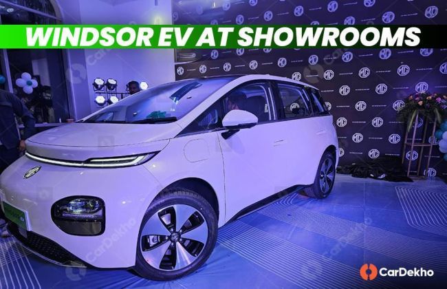 MG Windsor EV Arrives At Showrooms, Test Drives To Commence Soon ...
