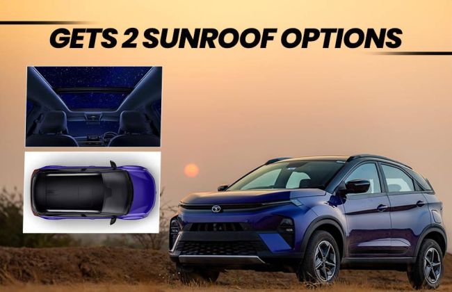Tata Nexon Now Available With Both Single Pane And Panoramic Sunroof ...