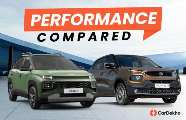Hyundai Exter MT vs Tata Punch MT: Real-world Performance Comparison ...
