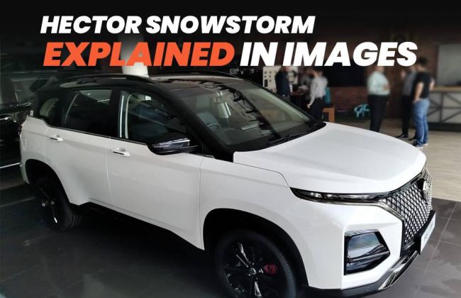 MG Hector Snowstorm Explained In 10 Real-life Images | CarDekho.com