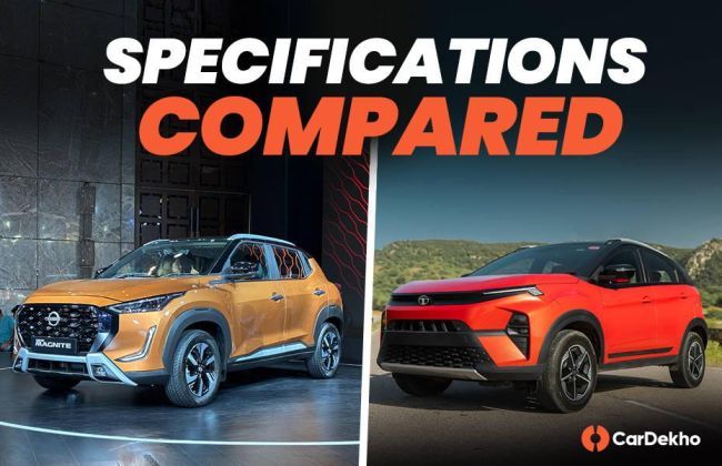2024 Nissan Magnite vs Tata Nexon: Dimensions, Powertrain, Features ...