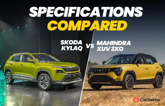 Skoda Kylaq vs Mahindra XUV 3XO: Prices, Dimensions, Powertrains And Feature Comparison ...