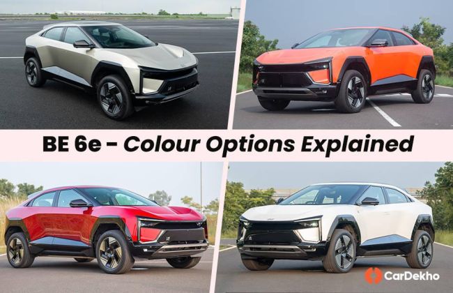 Mahindra BE 6e Colour Options Explained: Tango Red, Desert Myst ...