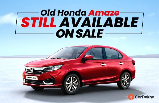 Old Honda Amaze Still Available On Sale Alongside New Generation Model ...