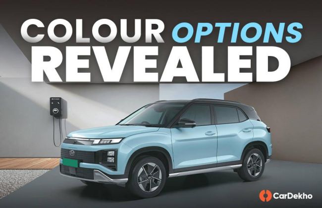 Hyundai Creta Electric (Creta EV) Colour Choices Revealed: Black, White ...