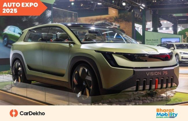 Bharat Mobility Global Expo 2025: Skoda Vision 7S Concept Revealed In ...