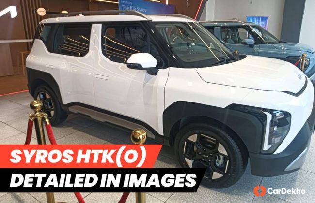 Kia Syros HTK(O) Variant Exterior And Interior Explained In 5 Real-life ...