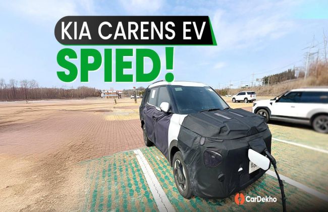 Kia Carens EV Spied With New Alloy Wheels And ADAS Features, India ...