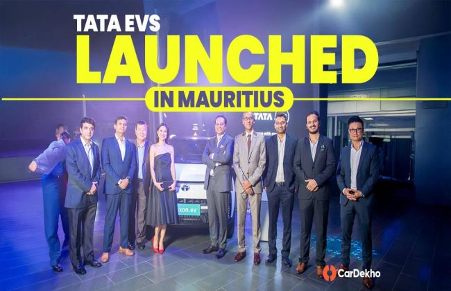 Tata Introduces Tiago EV, Punch EV And Nexon EV In Mauritius | CarDekho.com