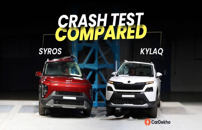Kia Syros vs Skoda Kylaq: Bharat NCAP Crash Test Results And Scores ...