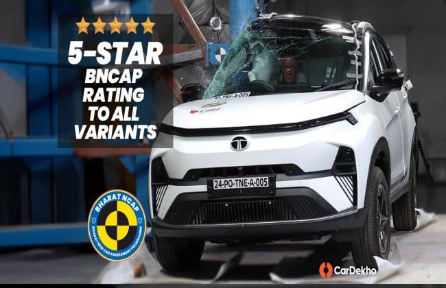 Tata Nexon EV’s 5-star Bharat NCAP Ratings Extended For The New ...