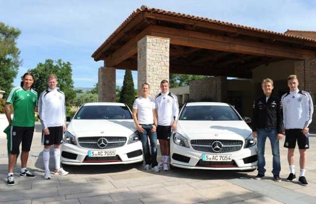 Michael Schumacher, Nico Rosberg and the German national football team ...