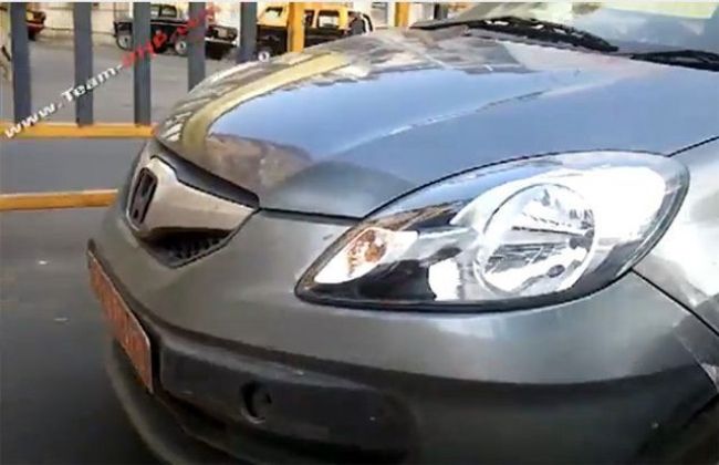 Honda Brio Diesel Spotted Yet Again | CarDekho.com