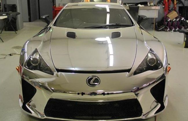 Lexus LF-A gets Chrome | CarDekho.com