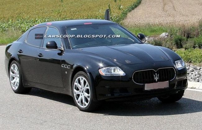Maserati Sports Sedan - Spy shots | CarDekho.com